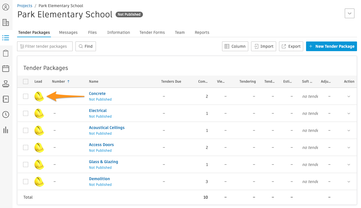 Project and Tender Package Lead FAQs – BuildingConnected (au)