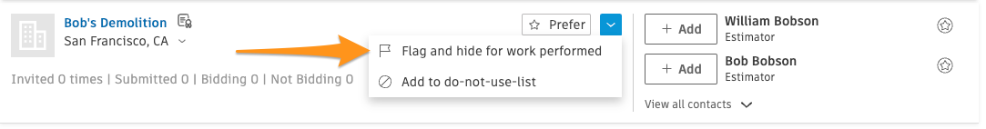 How to find and add bidders using “Search” – BuildingConnected (us)