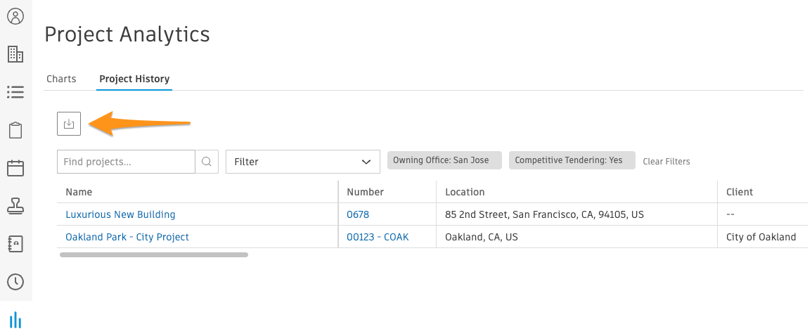 How to use Project History (BC Pro) – BuildingConnected (au)