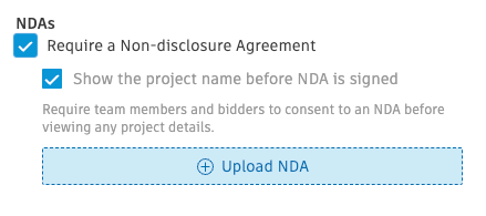 How to make an existing project NDA protected (BC Pro ...