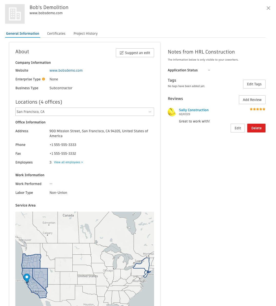 Complete your BuildingConnected profile and get invited to the projects ...