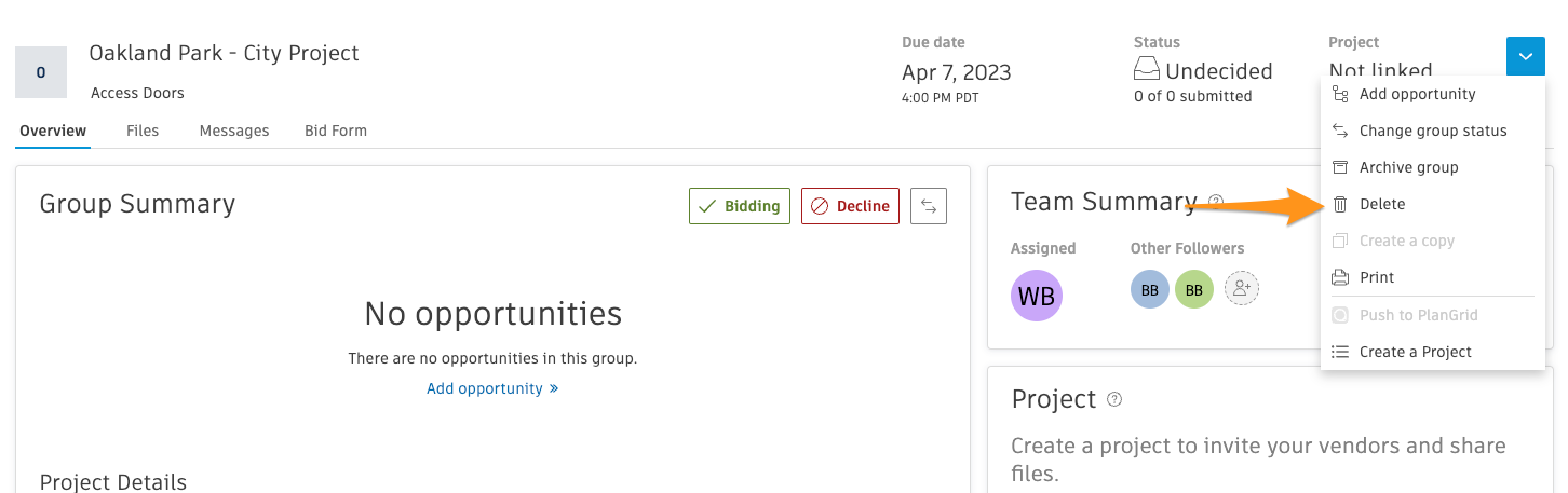How to remove opportunities from groups and delete opportunity groups ...