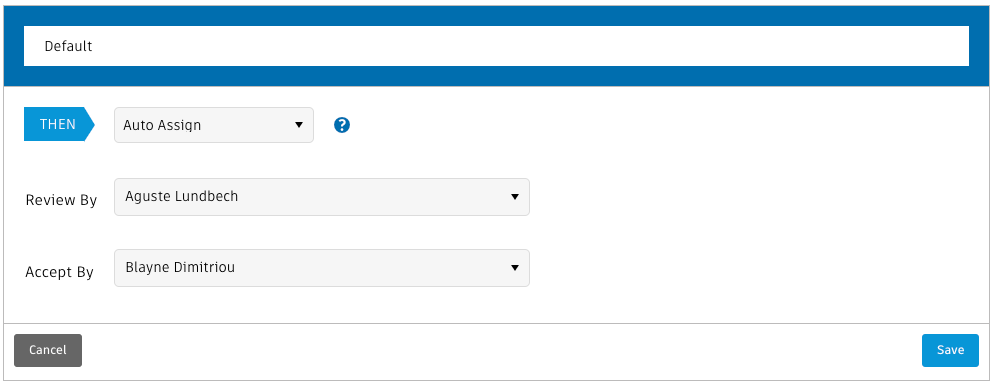 How to create default and custom project approval rules (General ...