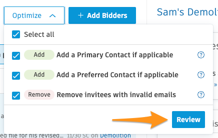 How to optimize bidder list templates – BuildingConnected (us)