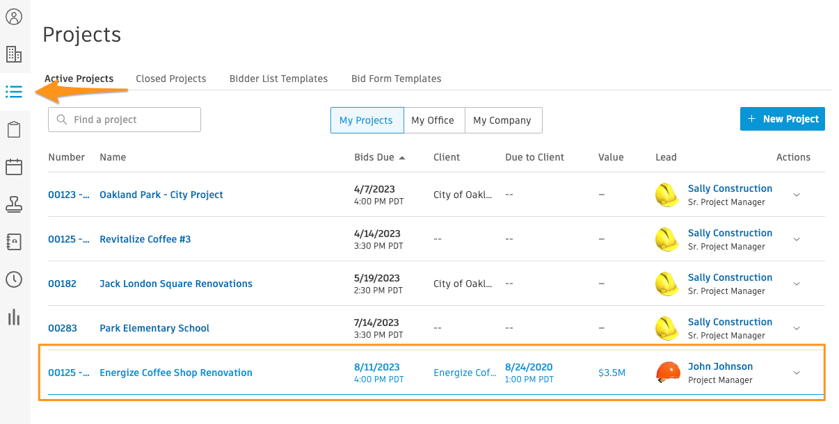 How to make your project discoverable – BuildingConnected (us)