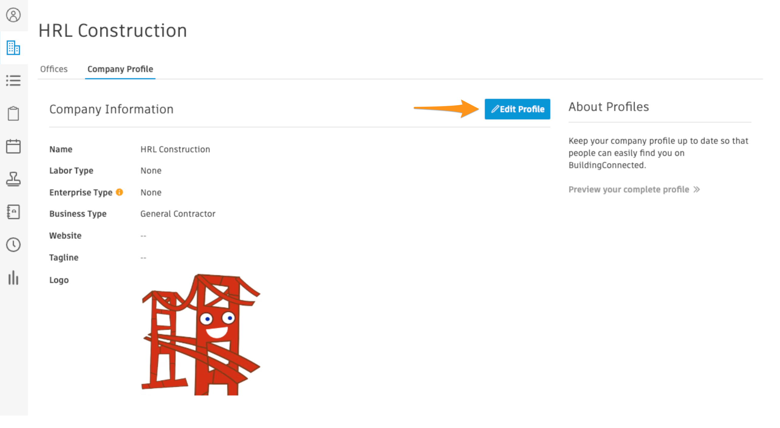 How to add a logo to your company account – BuildingConnected (us)