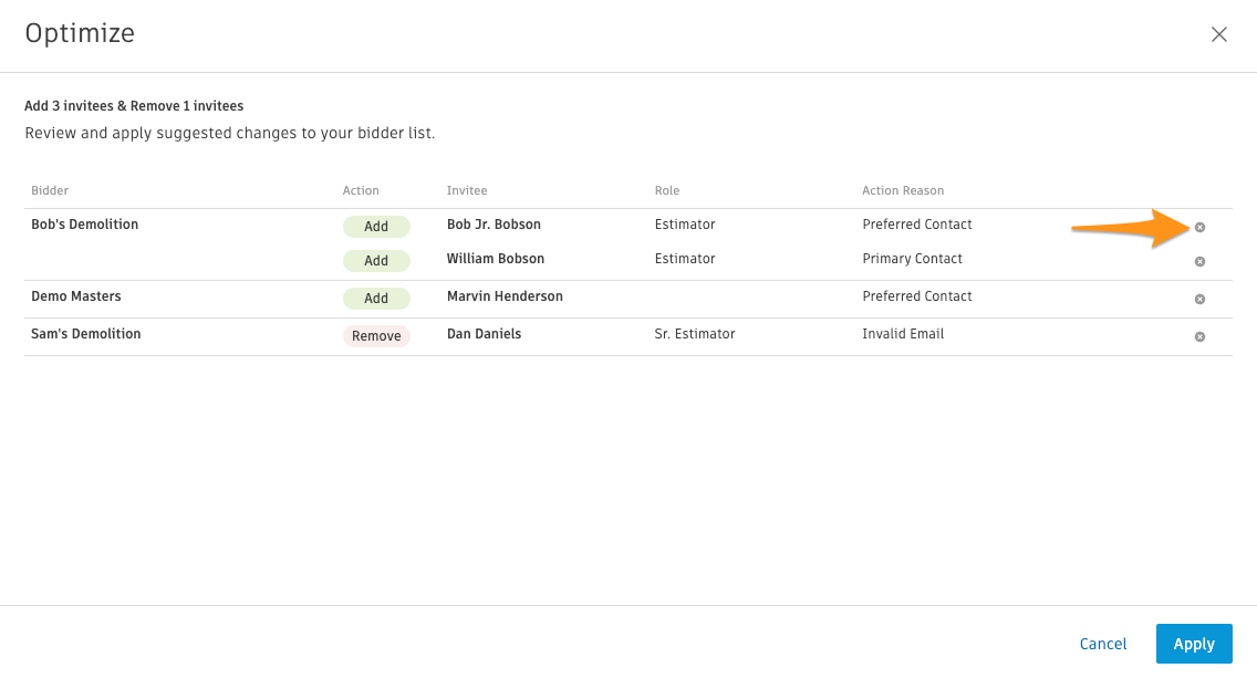 How to optimize bidder list templates – BuildingConnected (us)