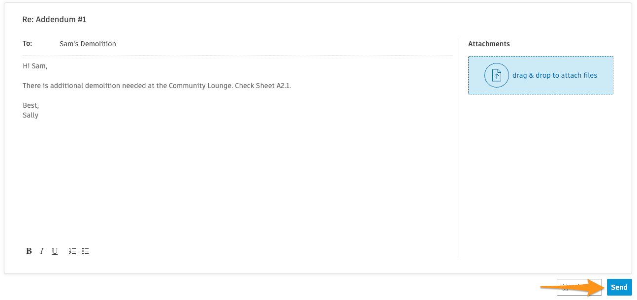 How to view and reply to messages from subcontractors ...