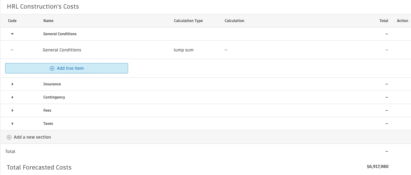 How to enter in additional project costs – BuildingConnected (us)
