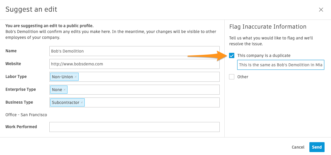 What to do if two companies should be merged – BuildingConnected (us)