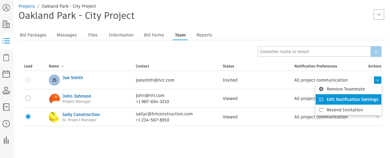 How to adjust project notification settings (BC Pro ...