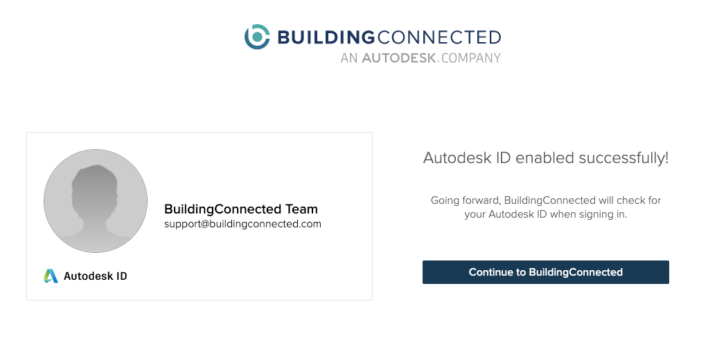 How to connect your Autodesk ID to BuildingConnected ...
