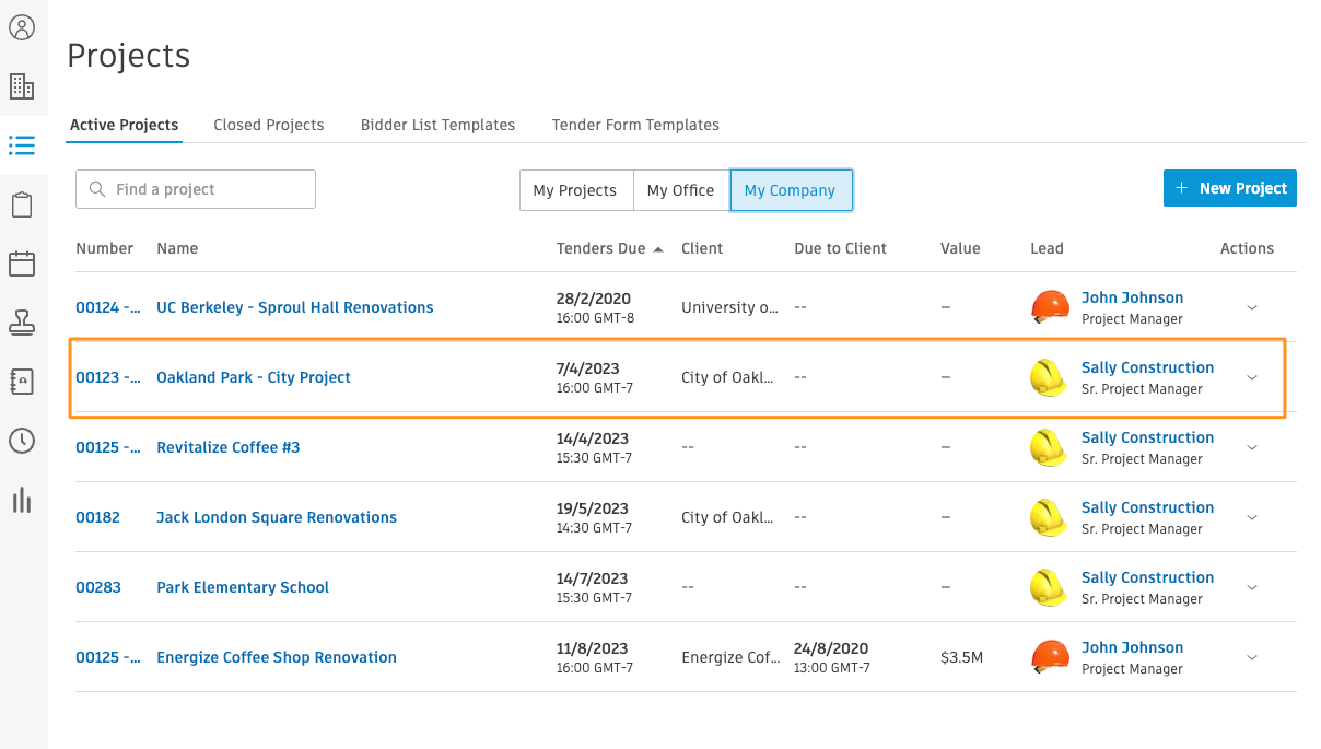 How to download and print project reports (BC Pro) – BuildingConnected (ie)