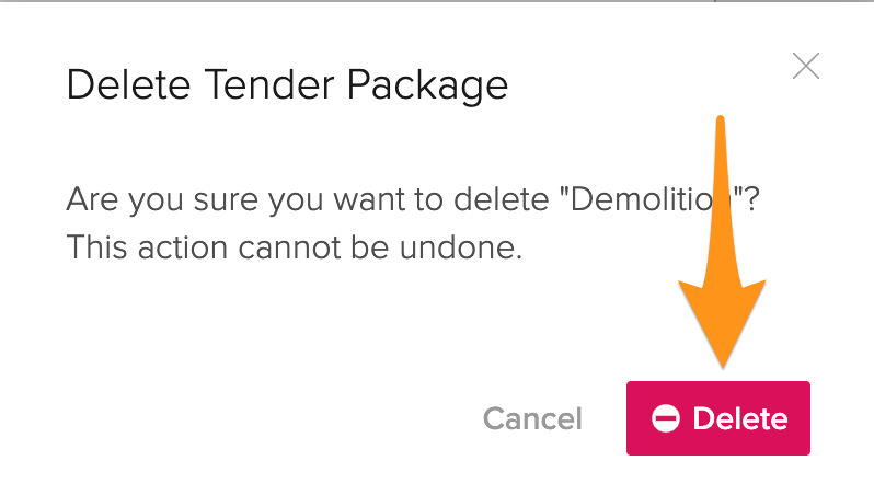 How main contractors can delete tender form templates ...
